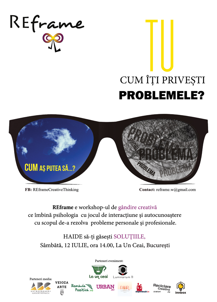 REframe, workshop de gandire creativaVeioza Arte